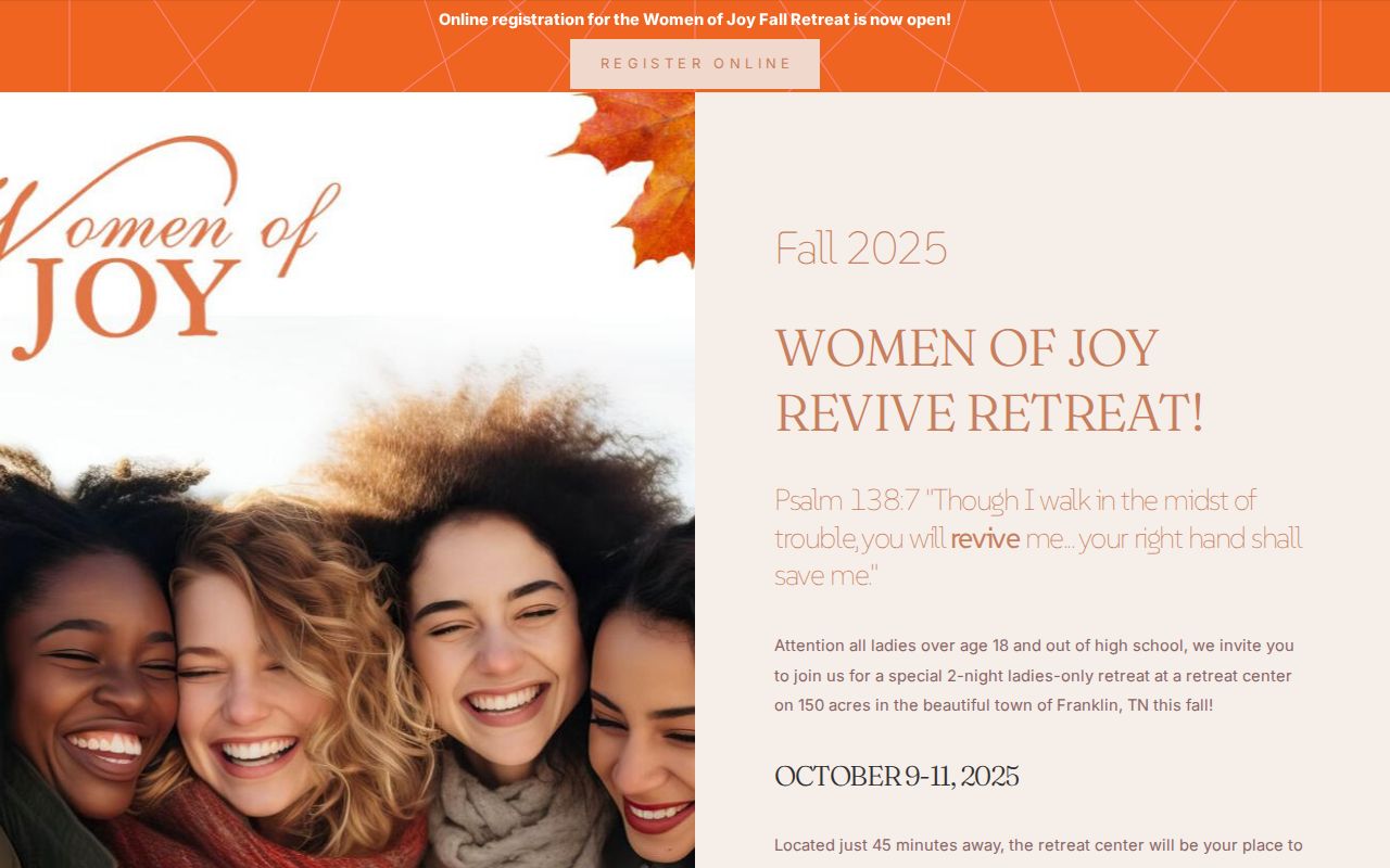 Women of Joy - Fall Retreat 2024